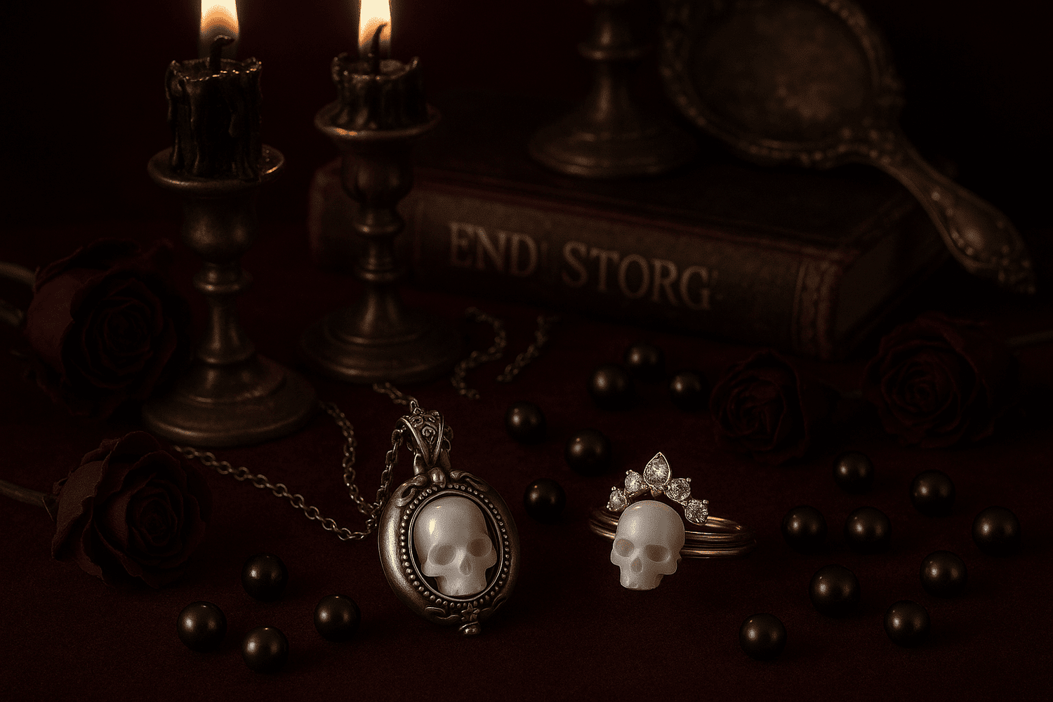 Gothic Romance Jewelry:Elegant Pieces for Halloween Enthusia – Bella ...