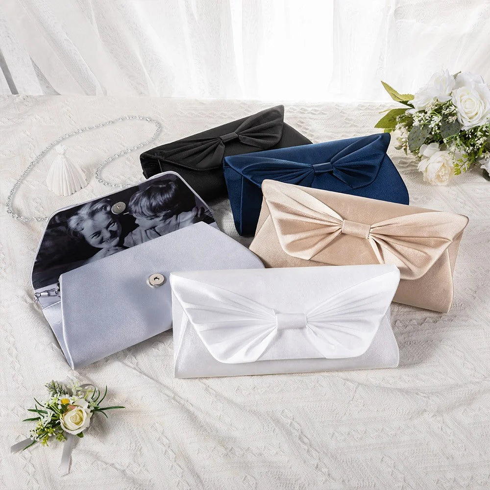 Personalized Bow Tie Clutch with Custom Photo – Bella Olivia Gifts