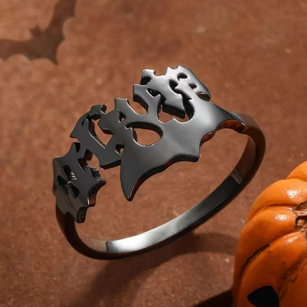 Personalized Halloween Spooky Name Ring – Bella Olivia Gifts